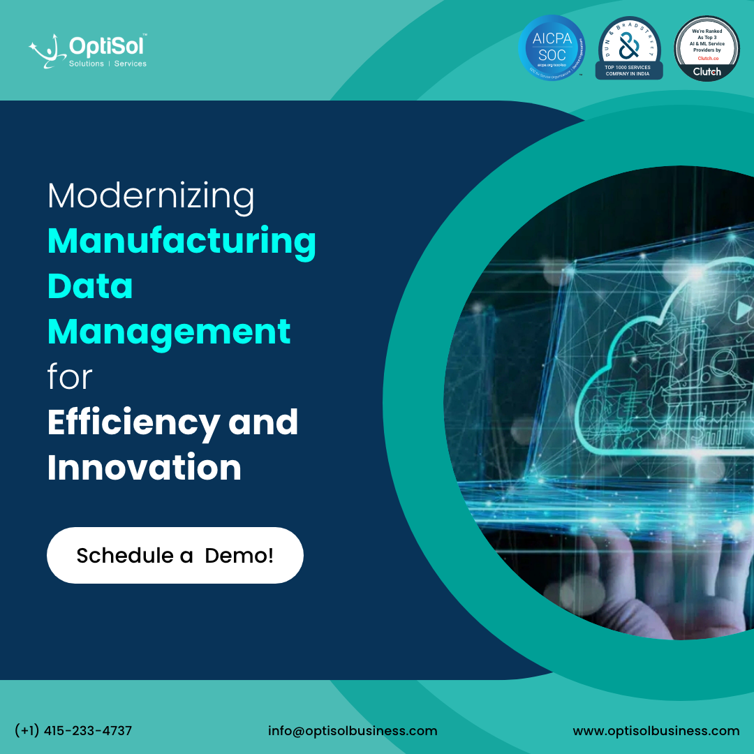 Modernizing Manufacturing Data Management Modernizing Manufacturing Data Management
